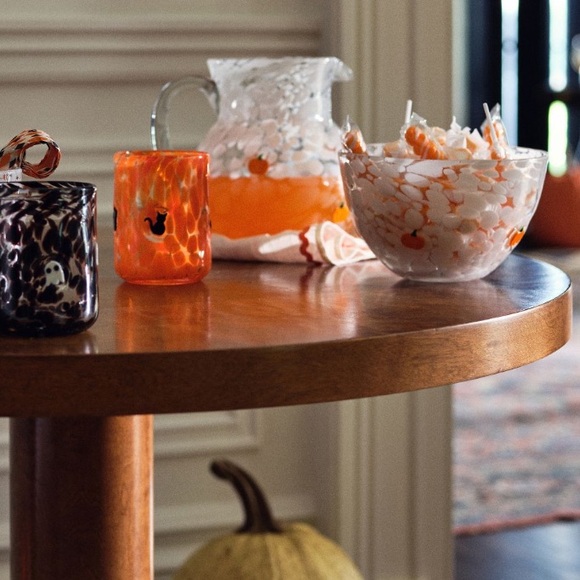Anthropologie | Dining | Mystic Bead Pumpkin Pitcher Vase | Poshmark